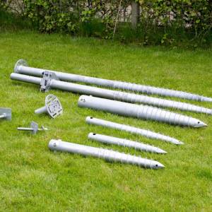 Schroef Fundering voor Tuinmuur of Schutting - Funderingsschroef.nl